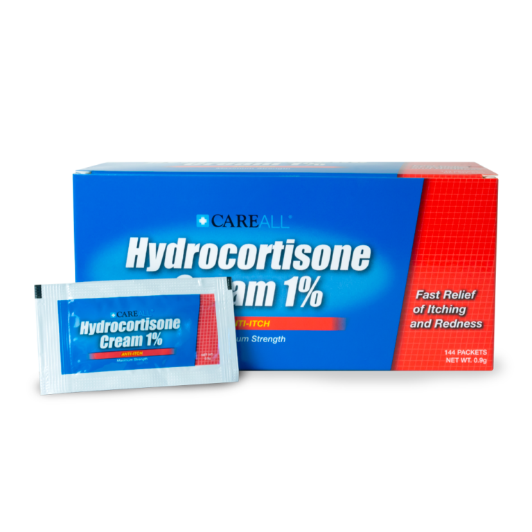 CareALL Hydrocortisone Cream Packets | Compare to Cortaid