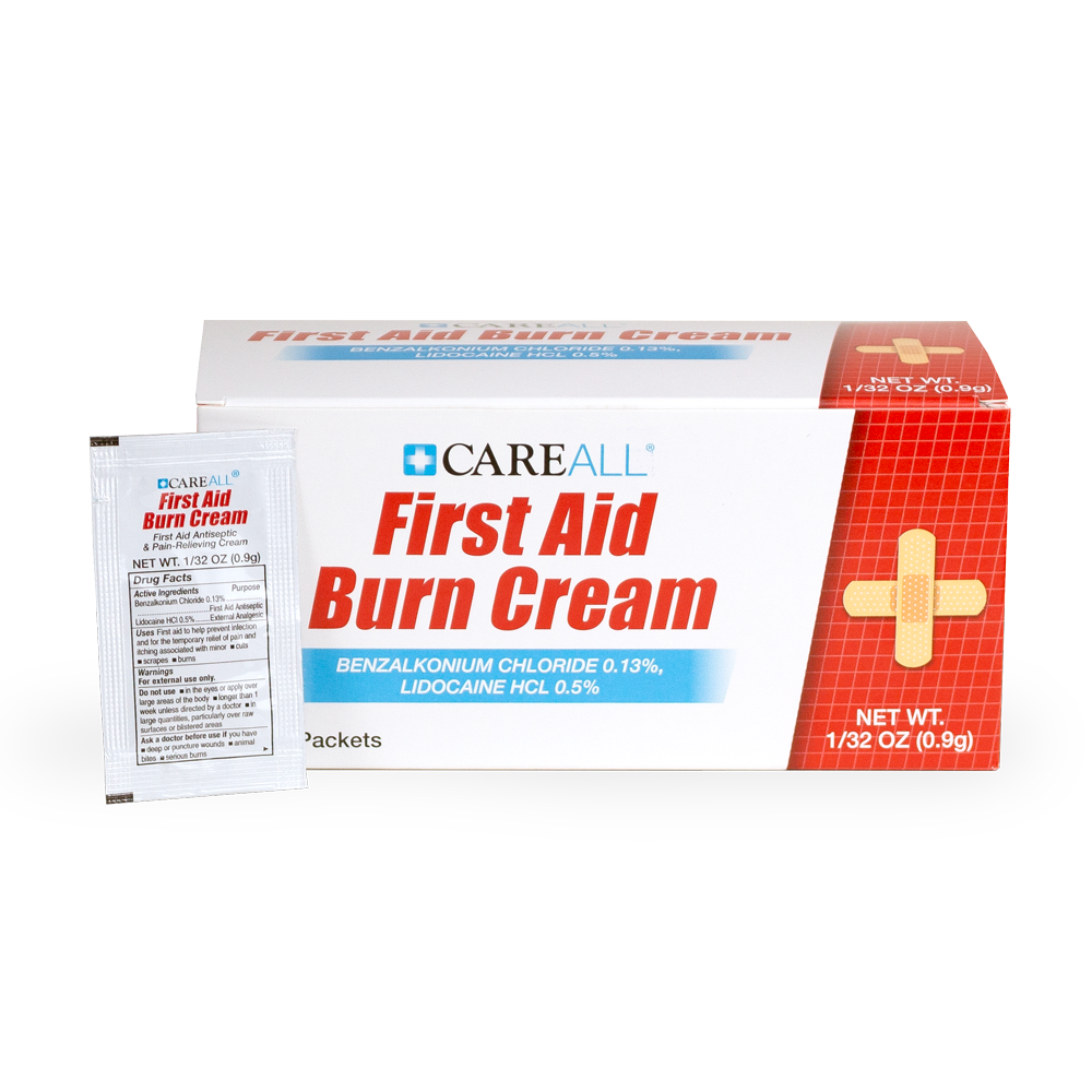 CareALL's First Aid Burn Cream Packets